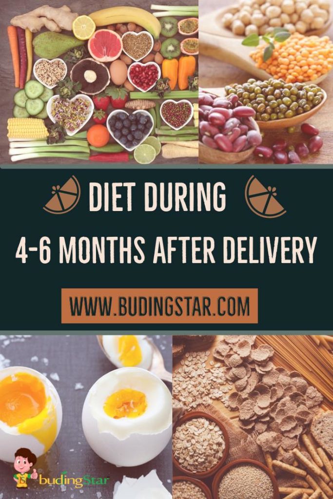 Diet During 4-6 Months After Delivery | Budding Star